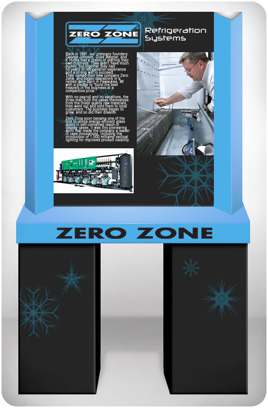 Trade Show Display - Triangle End Cap